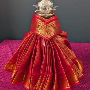 Varalakshmi Saree/ Ready to Decorate Saree/ Ammavaru Saree / Kalasham ...