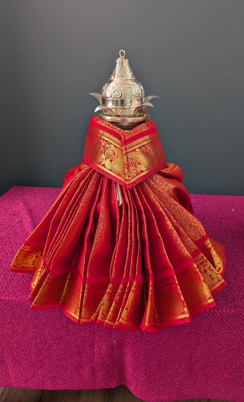 Varalakshmi Saree/ Ready to Decorate Saree/ Ammavaru Saree / Kalasham ...