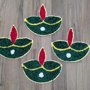 Rangoli Mat/ Rangoli/ Pooja Mat/ Onam Decor/ Lotus Mat/ Housewarming ...