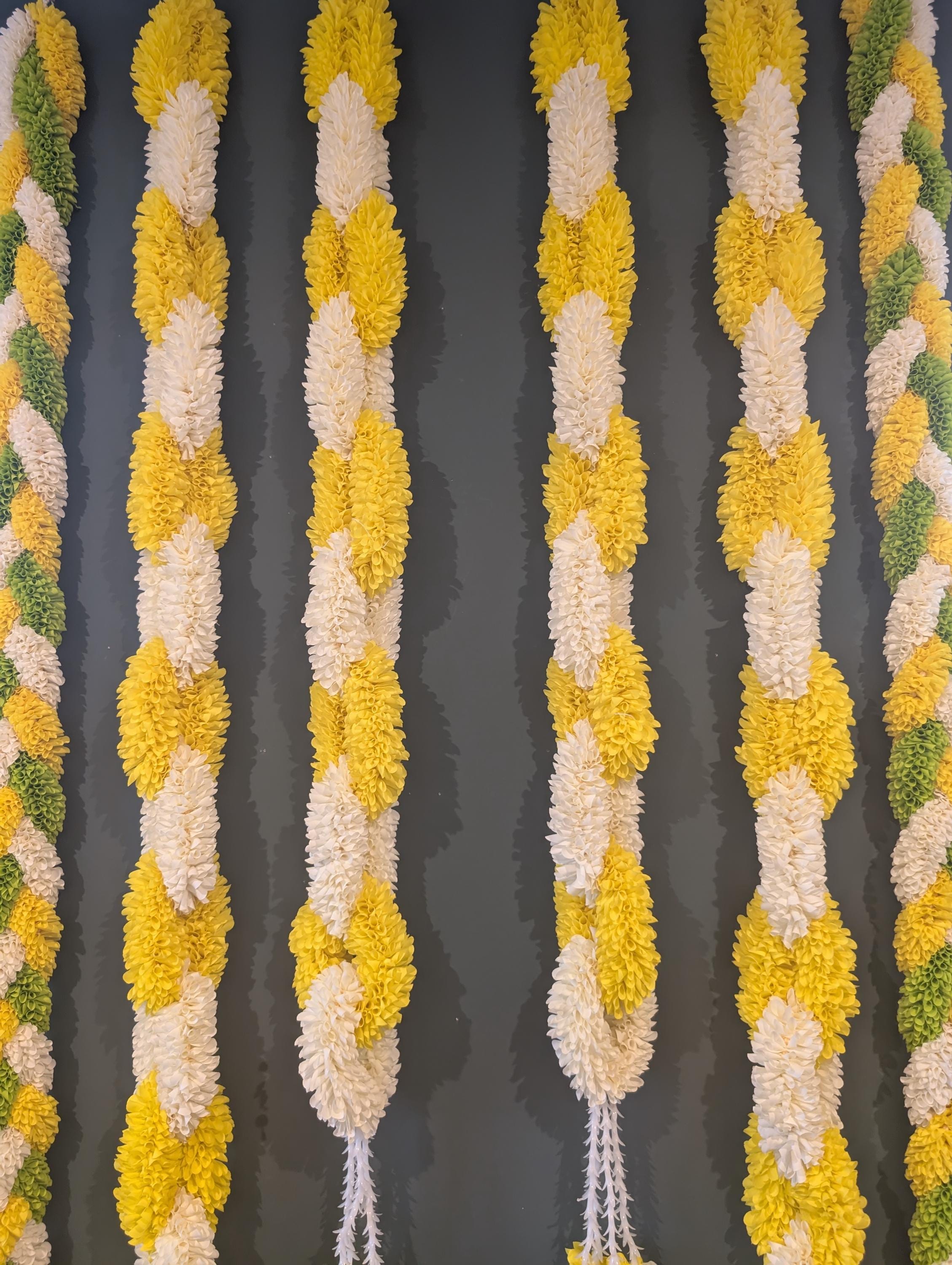 Jada and Chain Hanging Flower Set | Indian Flower Decor | Flower ...