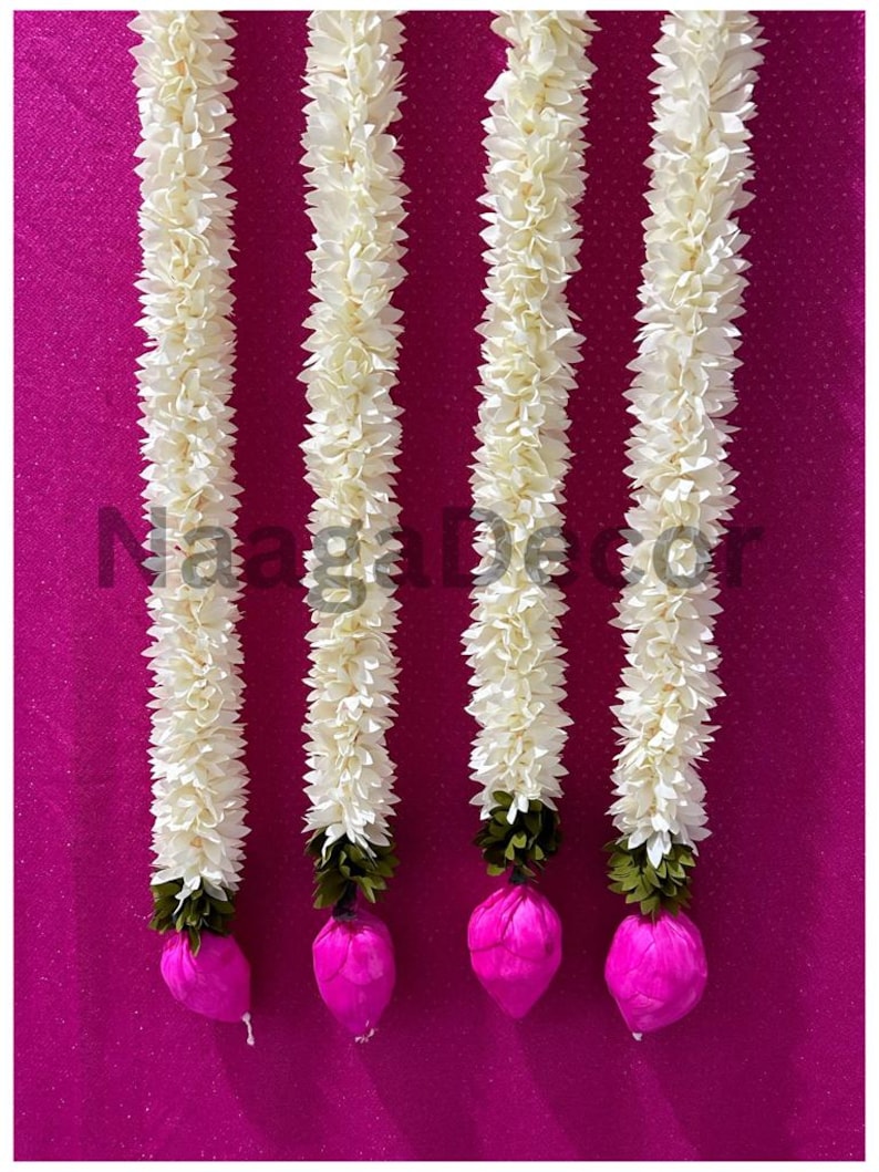 Lotus Bud Decor / Lotus Garland Strings/ Pooja Decor / Indian Pooja ...