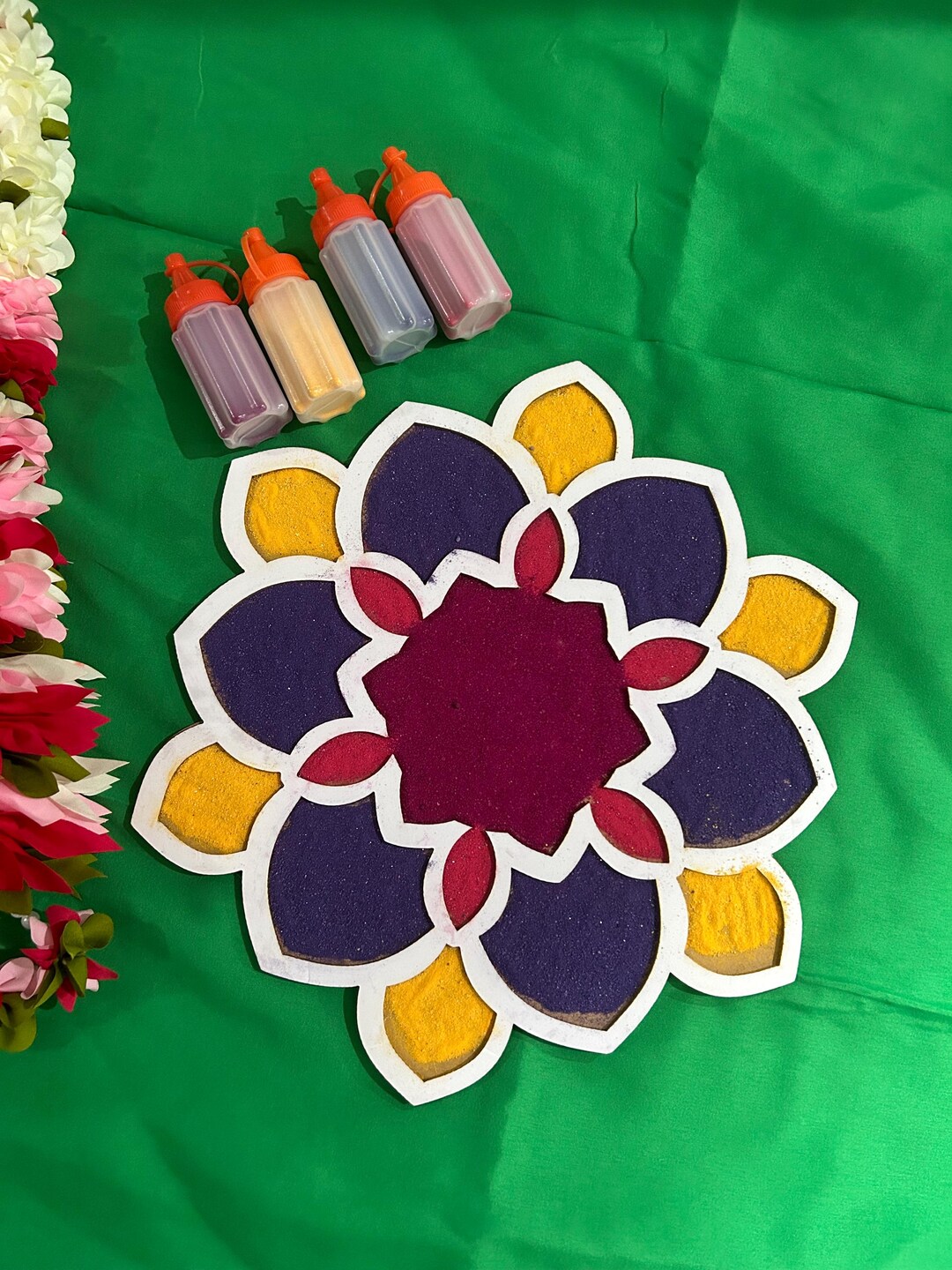 MDF Rangoli / Muggu / Indian Rangoli Decor/ Floor Decor Rangoli ...