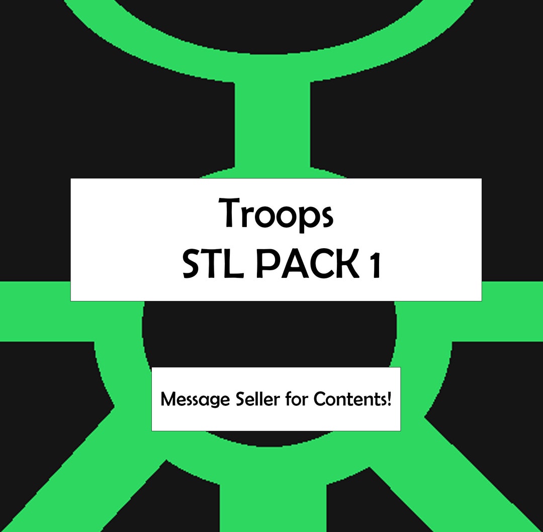 Troops STL Bundle 1 - Etsy