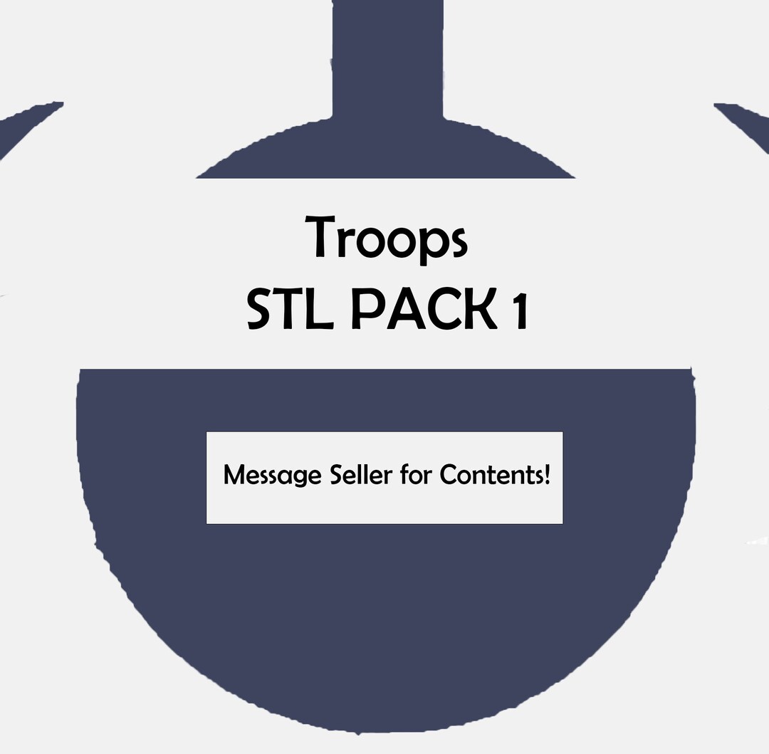 Troops STL Bundle 1 - Etsy