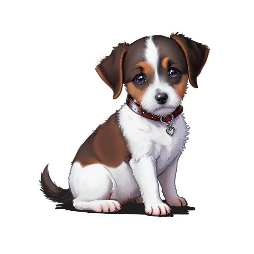 Puppy Dog Clipart, Instant Digital Download Clip Art, High Quality PNG ...