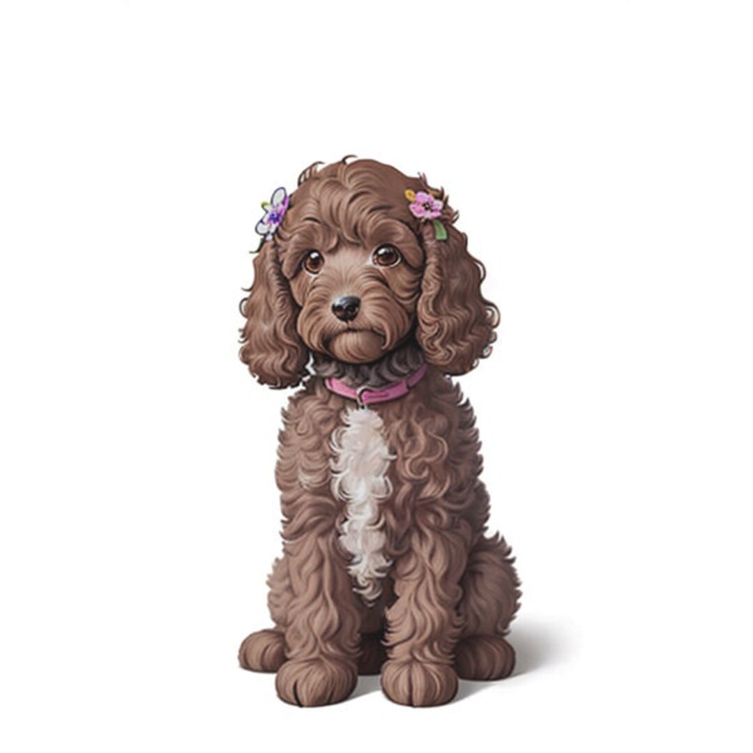 Cockapoo Pup Clipart, Digital Download, High Quality Images, Crafters ...