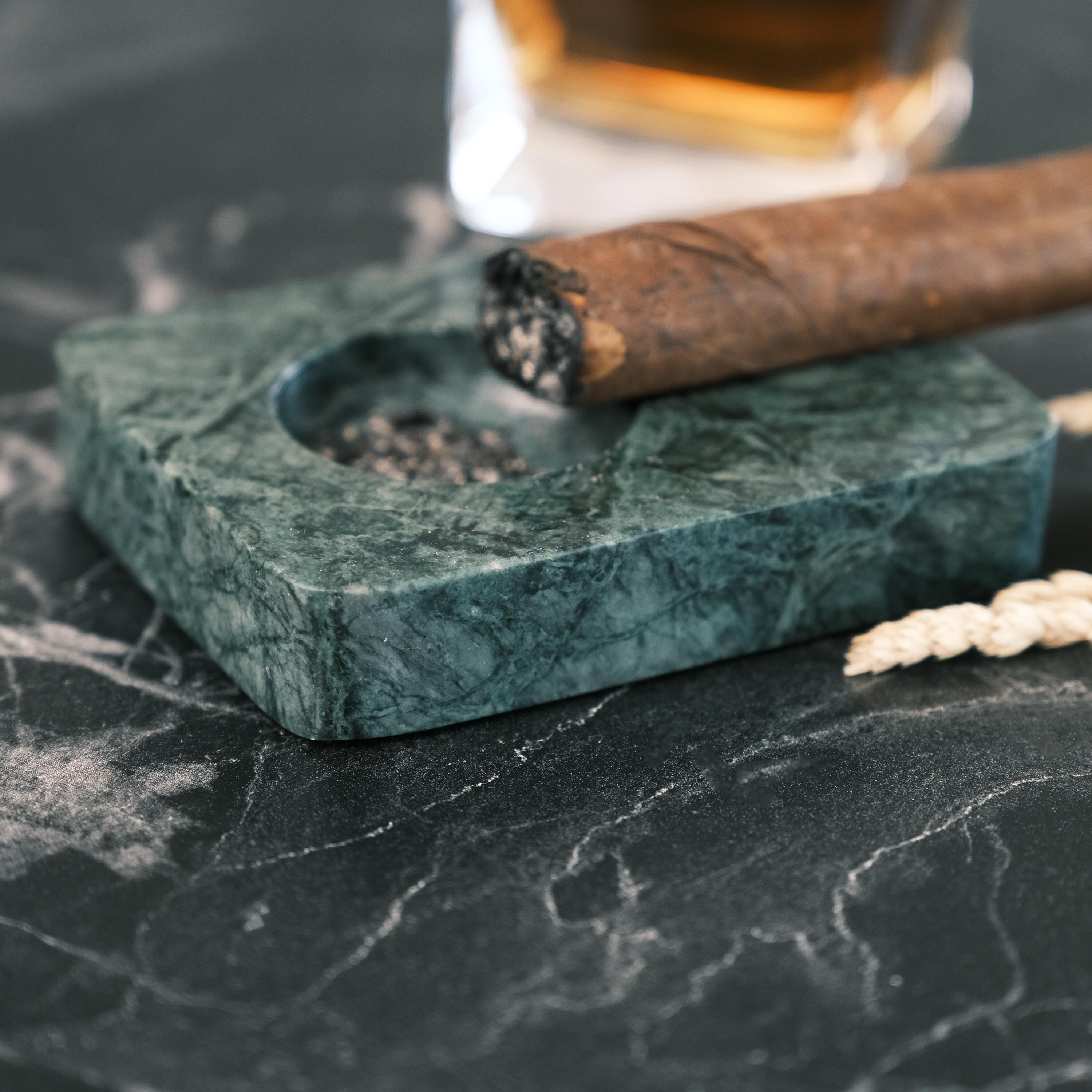 Marble Cigar Ashtray, Marble Cigarette Ashtray, Cigar Accessories - Etsy