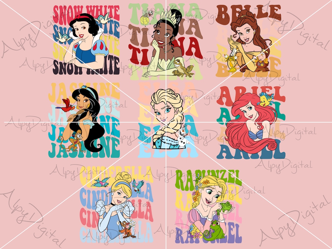 8 Princess Bundle Png,princess Bundle Svg,princess Best Day Ever Png ...