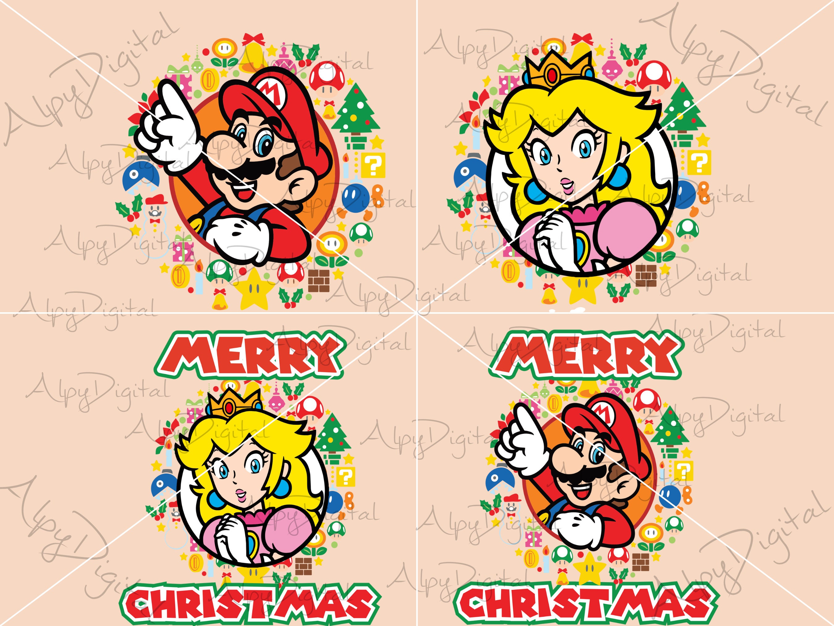 Super Mario Christmas Png,mario Bros Christmas,super Mario Santa ...