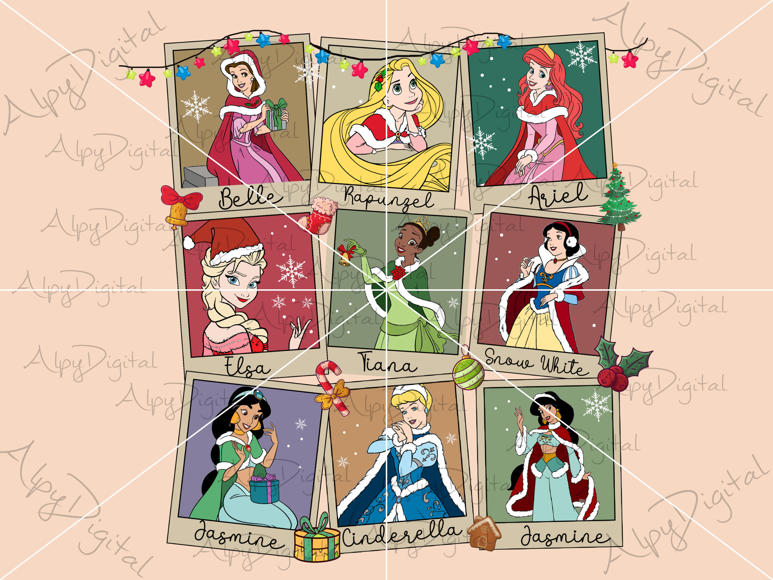 Princess Christmas Tree Png,princess Christmas Png,princess Christmas ...