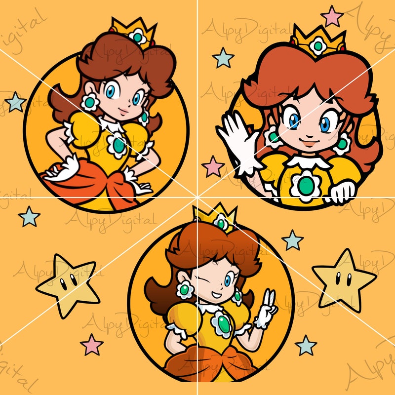 Princess Daisy - Etsy
