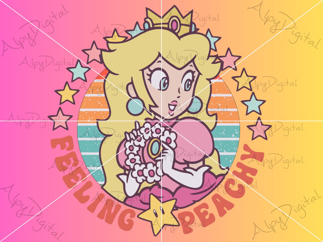 Princess Peach Feeling Png, Princess Peach Feeling Svg, Princess Peach ...