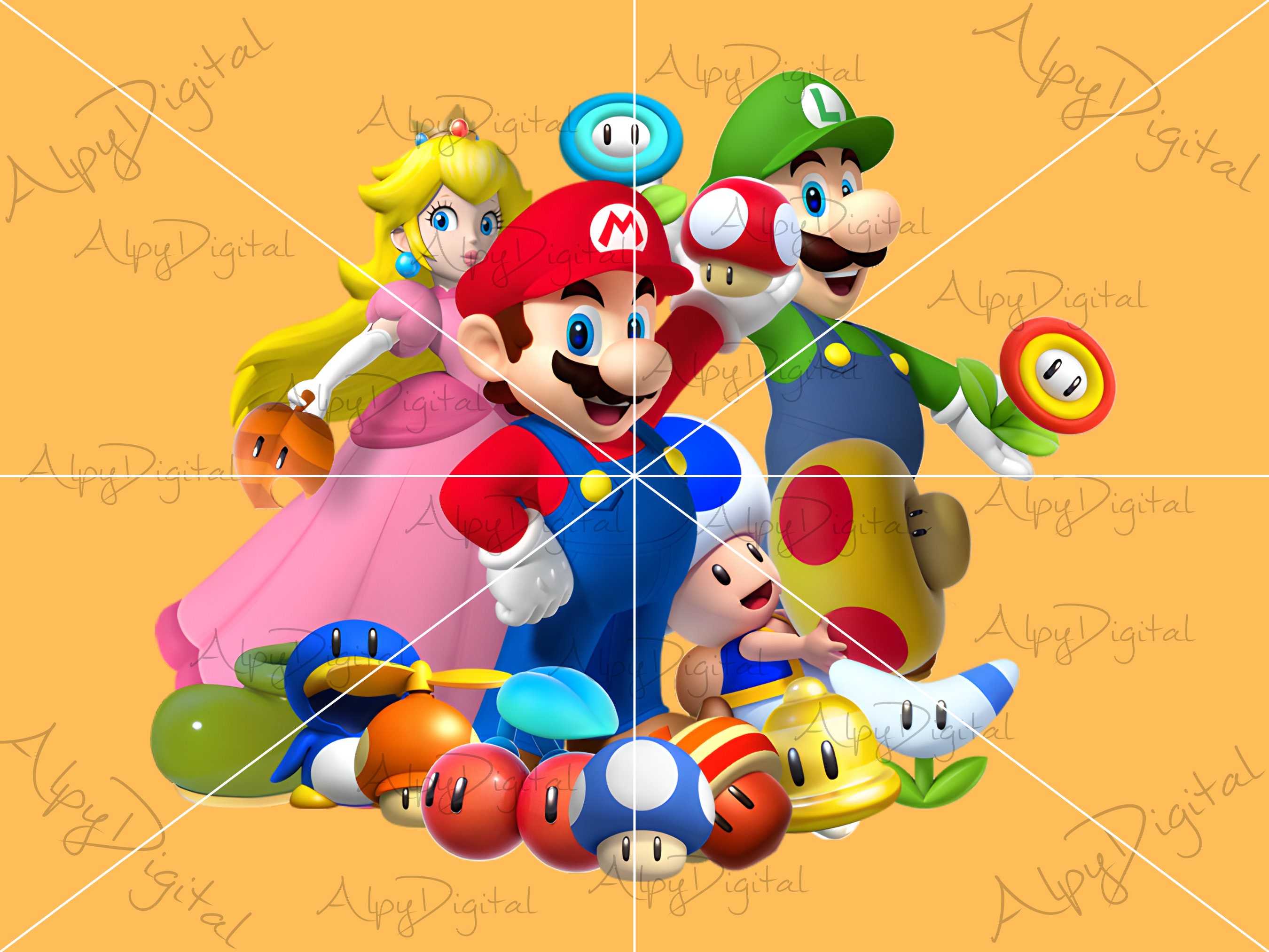 Super Mario Friends Svg,super Mario Friends Png,mario Princess Peach ...
