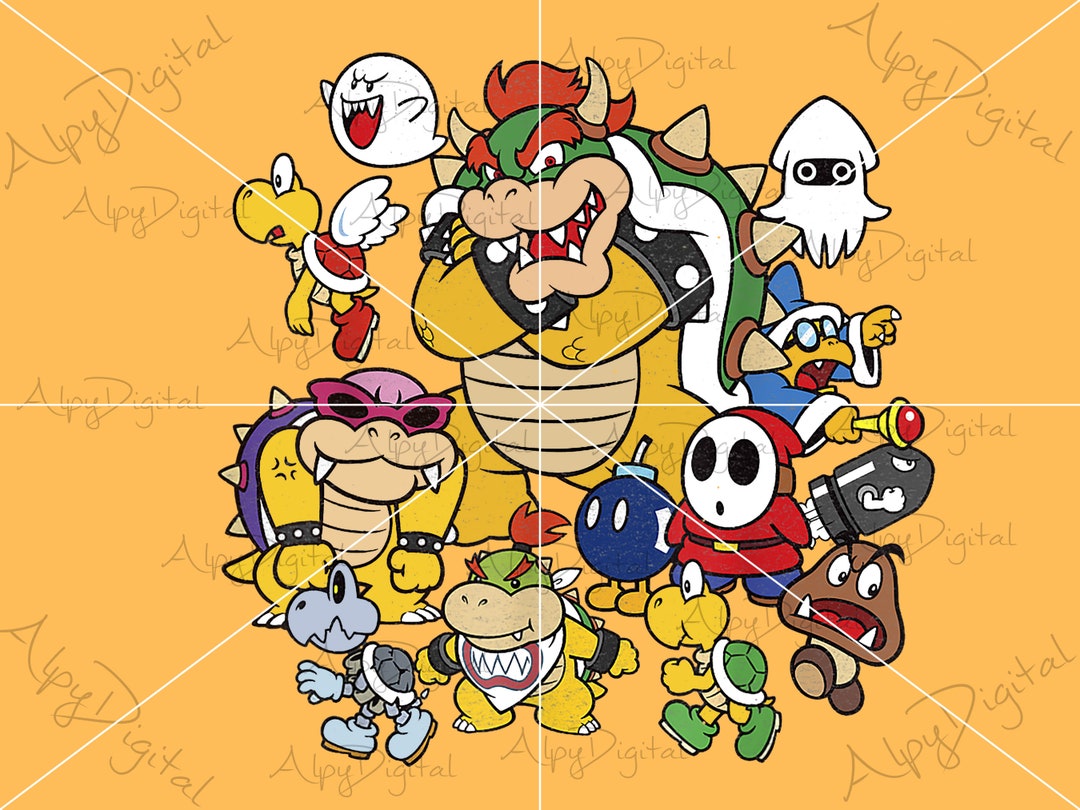 Super Mario Bowser Png,bowser Mario,mario Characters,bowser Svg, Owser ...