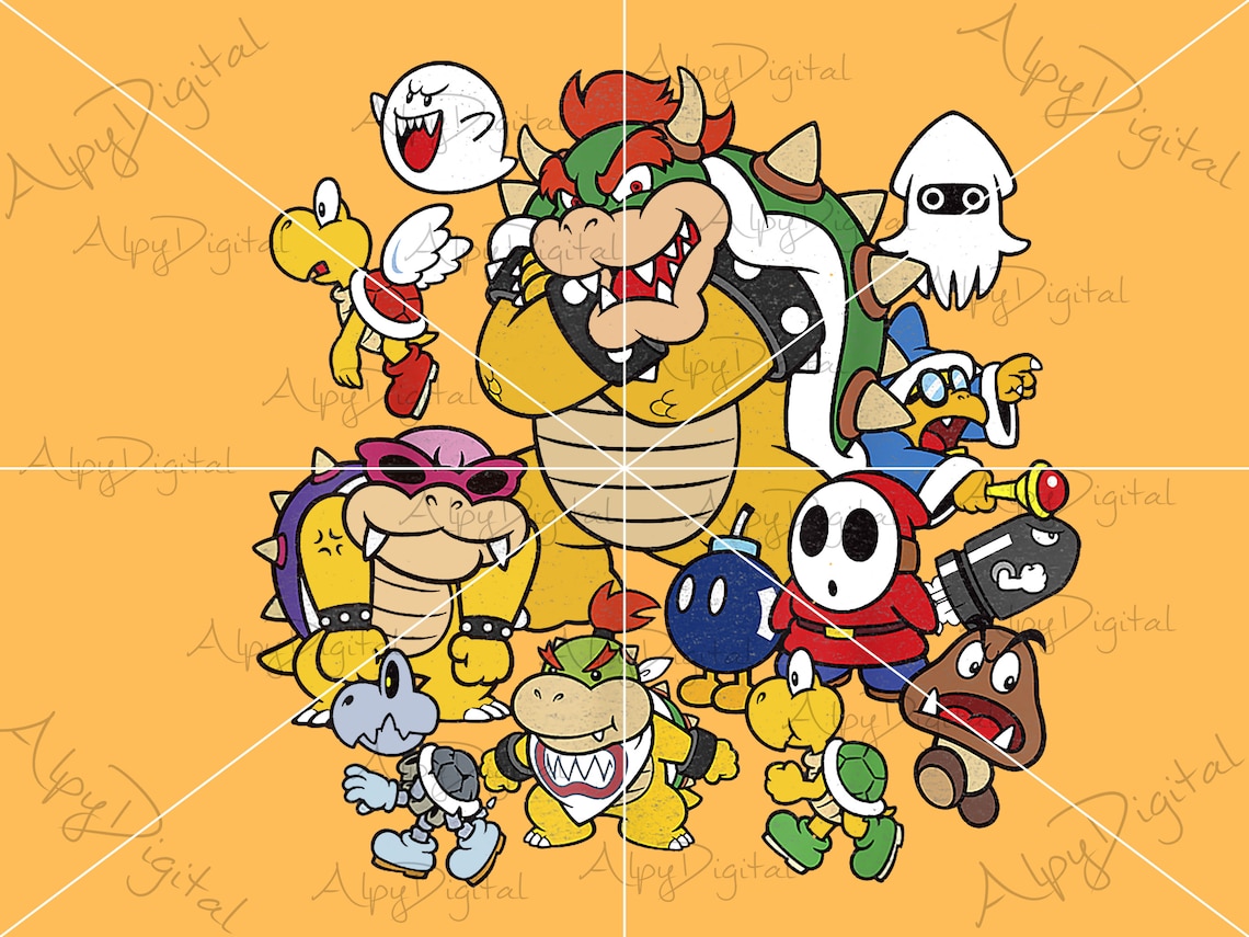 Super Mario Bowser Png,bowser Mario,mario Characters,bowser Svg, Owser ...