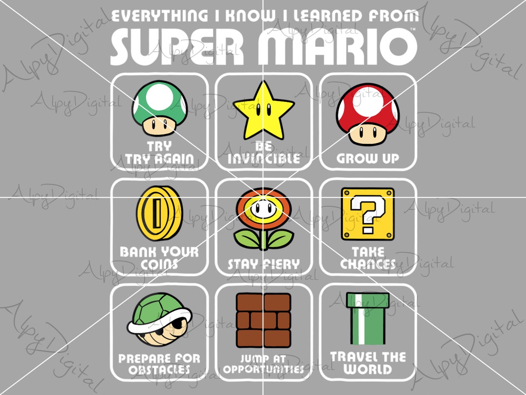 Super Mario Life Lessons Png,super Mario Character Png,super Mario Bros ...