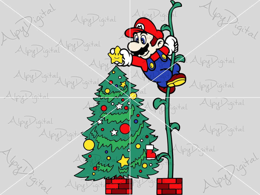 Super Mario Christmas Tree Png,super Mario Santa,chrtistmas Png , Mario ...