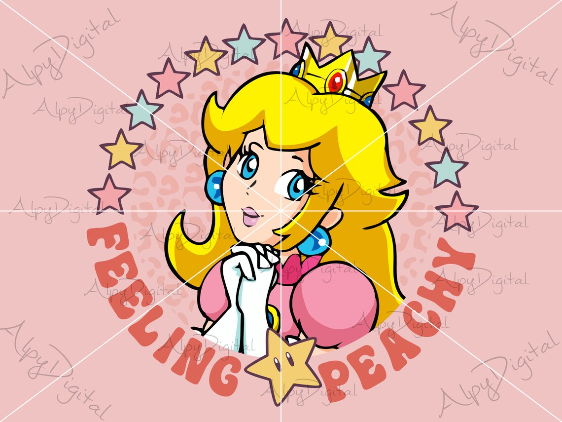 Princess Peach Feeling Png, Princess Peach Feeling Svg, Princess Peach ...