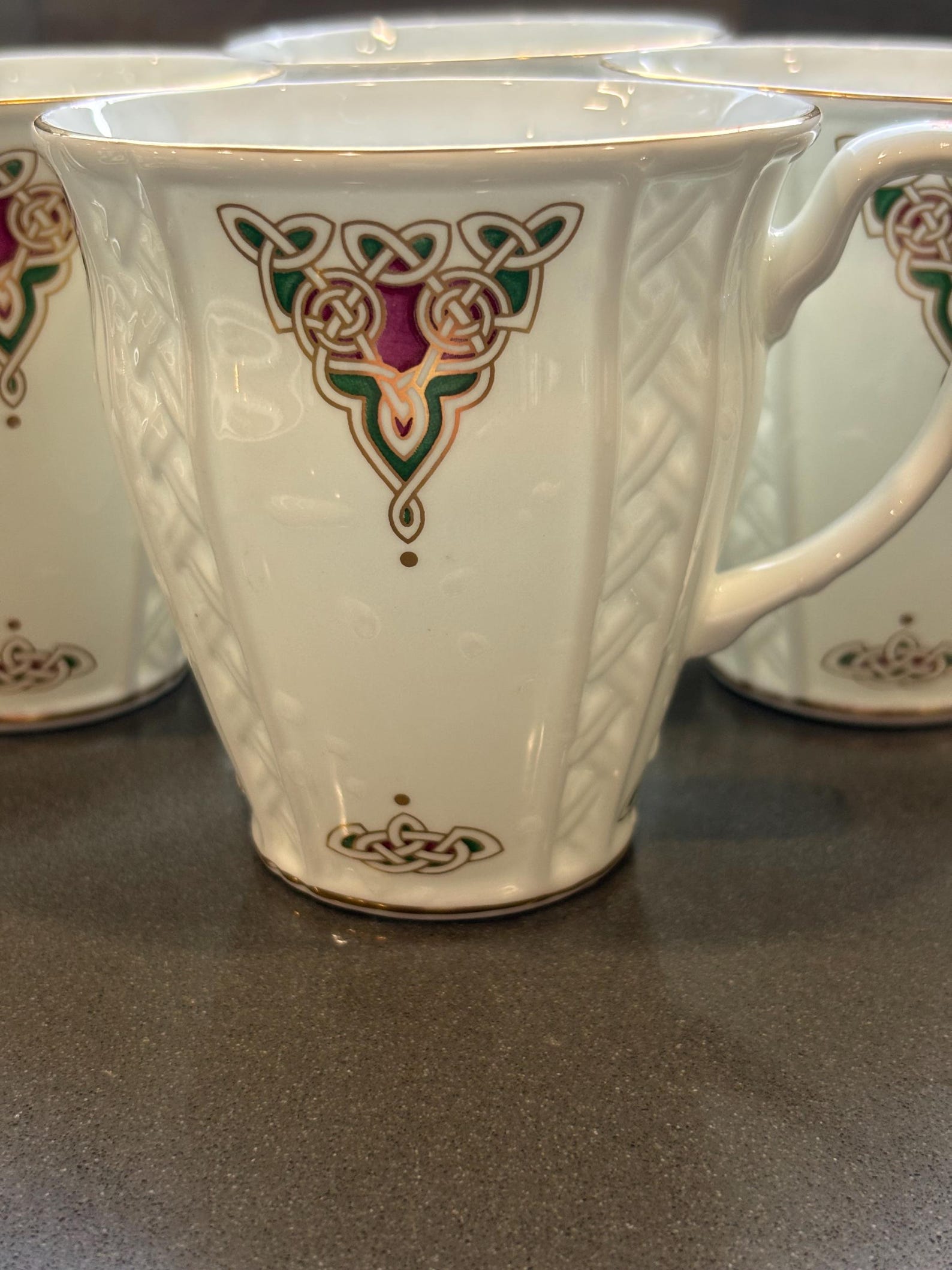 4 Royal Tara Celtic Pride Coffee/tea Cups. Rare - Etsy
