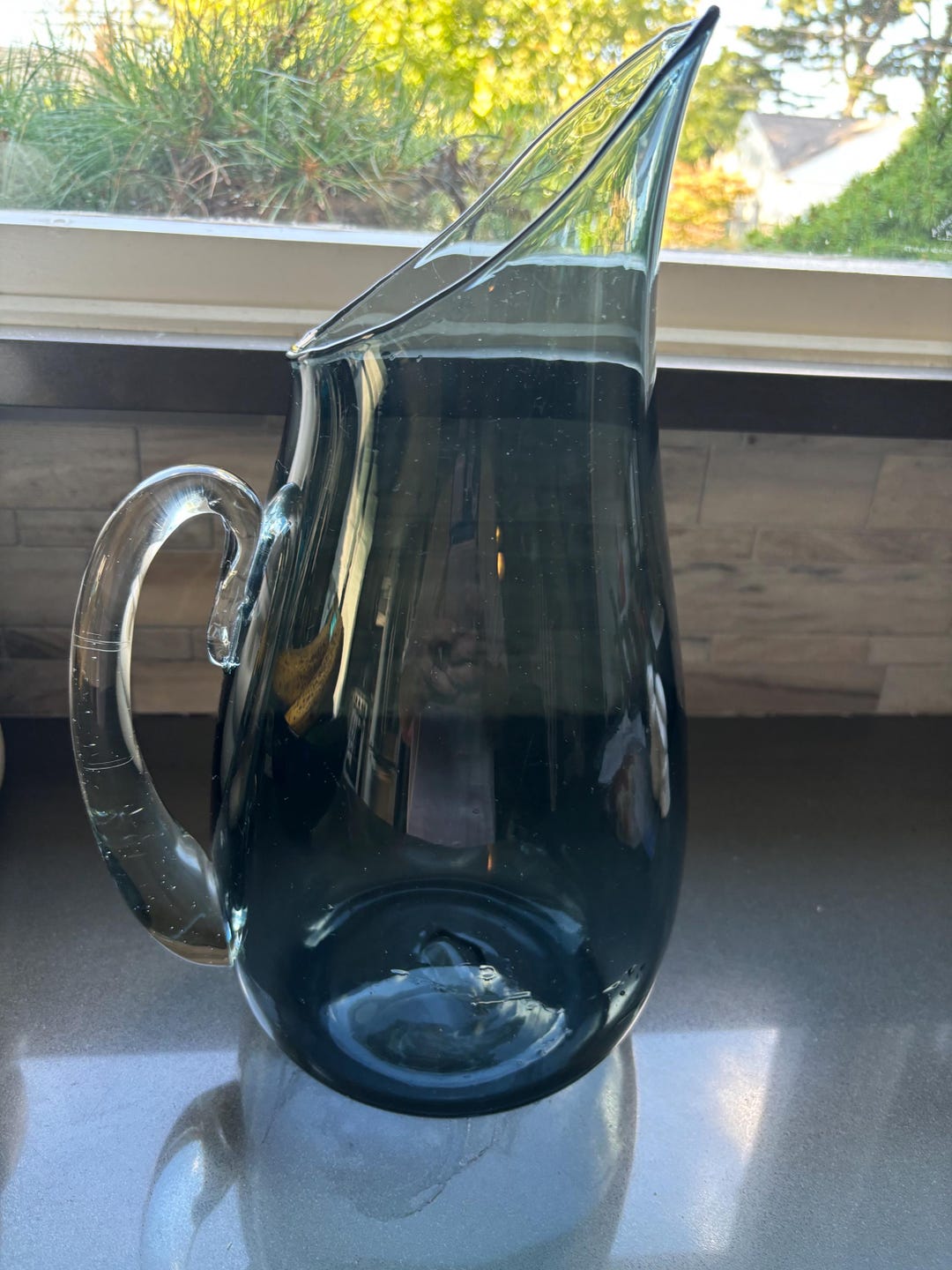 Vintage Blenko Handblown Glass Pitcher. - Etsy