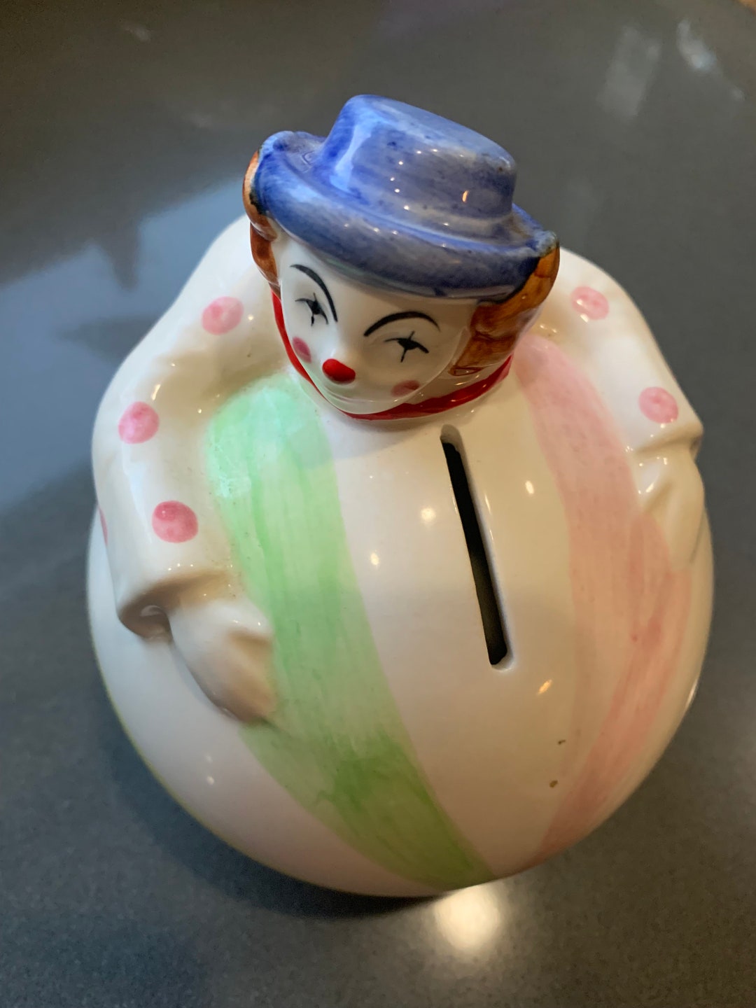 Vintage Arnat Clown Piggy Bank - Etsy
