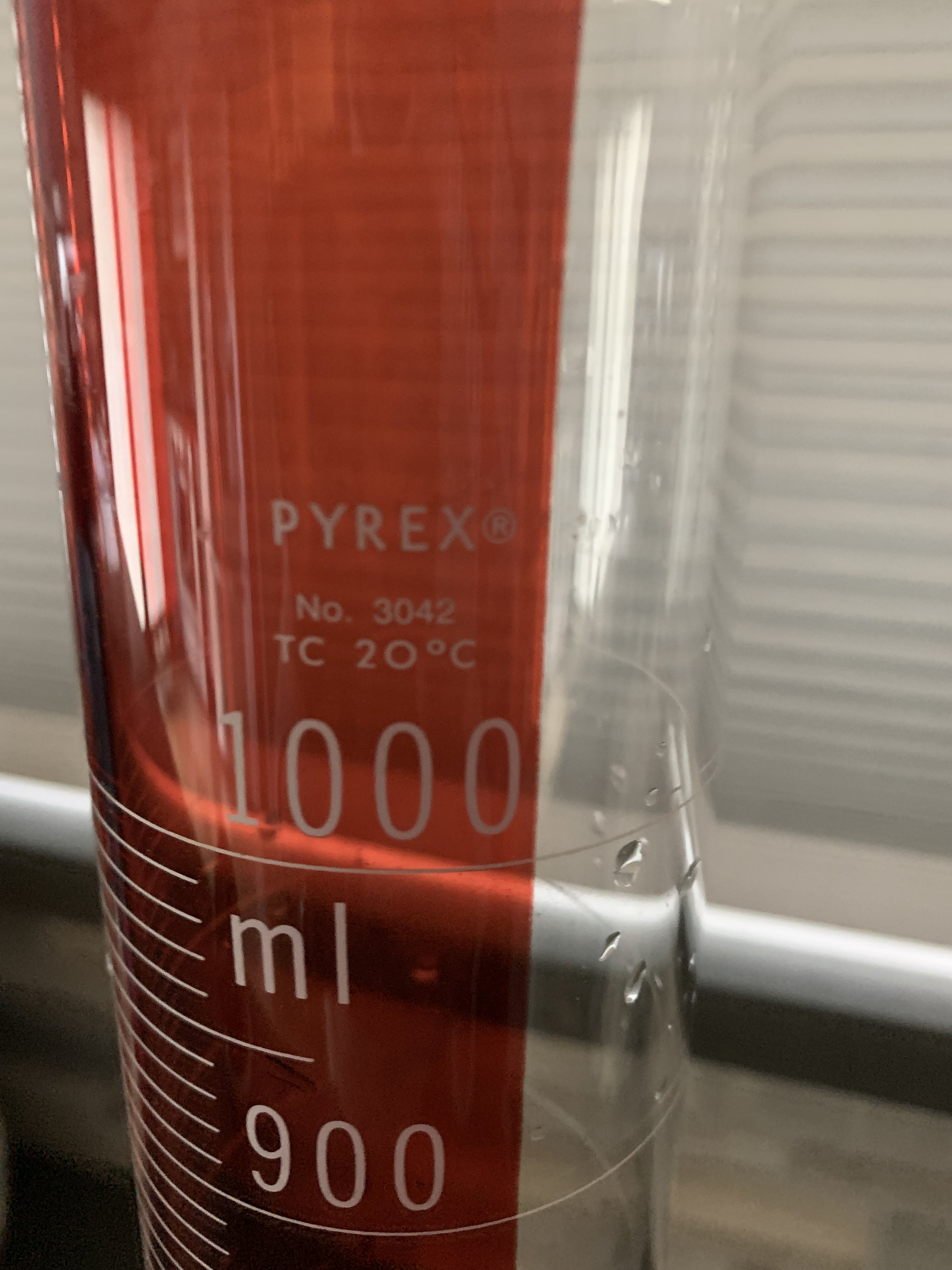 Vintage Pyrex 1000 Ml Cylinder - Etsy