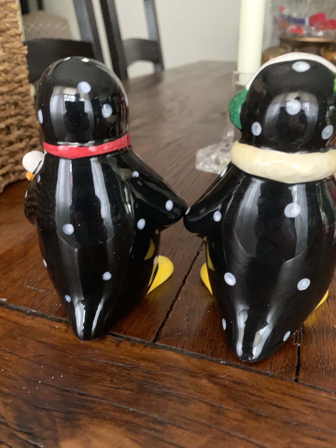 Sakura Salt and Pepper Shakers. Penguins. so Cute - Etsy
