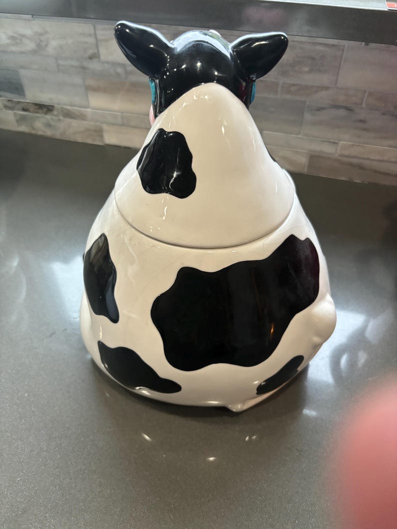 Treasure Craft Cool Cow Cookie Jar. Rare - Etsy