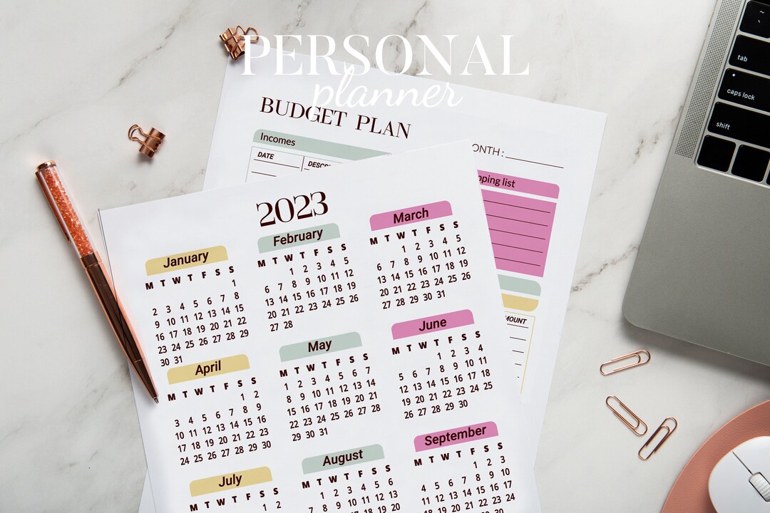 All-inclusive 10 Page Printable Planner, Calendar, Daily, Weekly ...