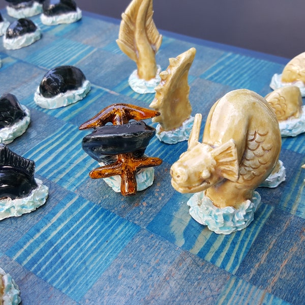 Marine Chess Set - Etsy