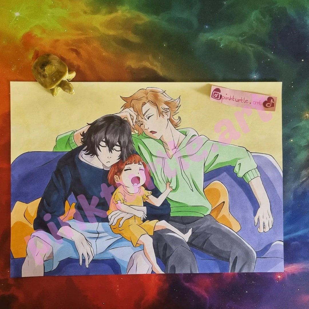 Buddy Daddies Family Fanart / Artprint / PRINT A4 or A5, Anime Drawing ...