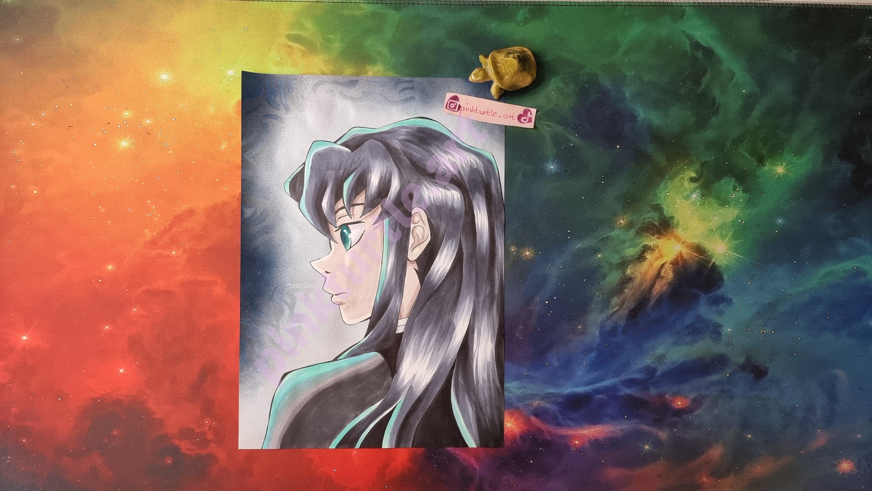Fanart Demon Slayer / Hashira Tokito Muichiro as PRINT Selectable in A2 ...