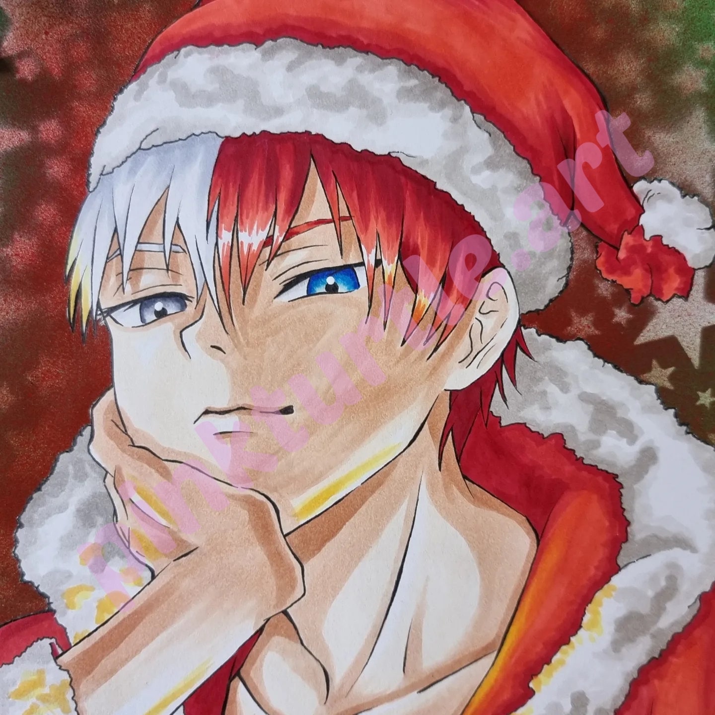 Mha Shoto Todoroki Fanart Artprint Print A2 A3 Or A4 Anime Drawing As A Print Anime