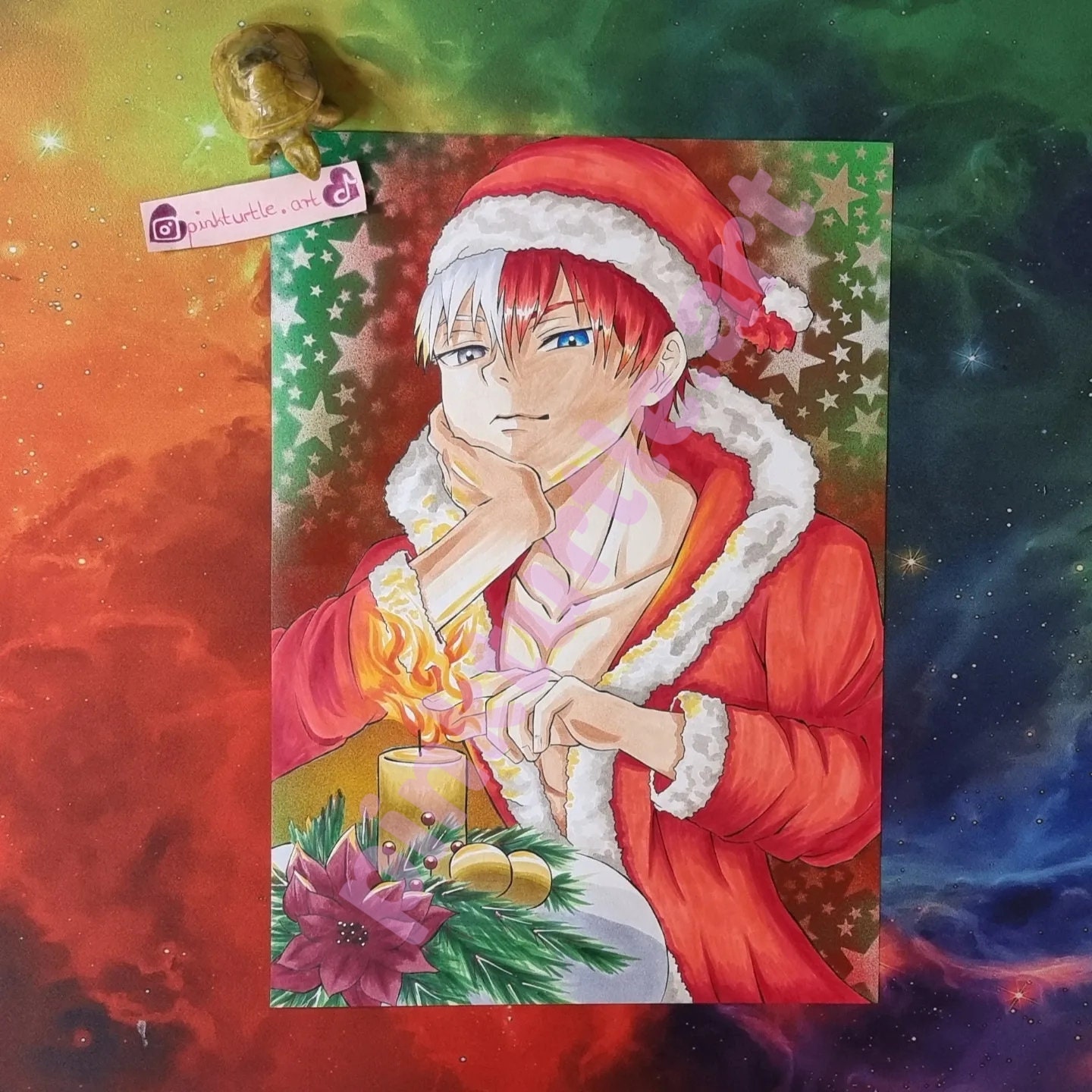 MHA / Shoto Todoroki Fanart / Artprint / PRINT A2 or A3, Anime Drawing ...