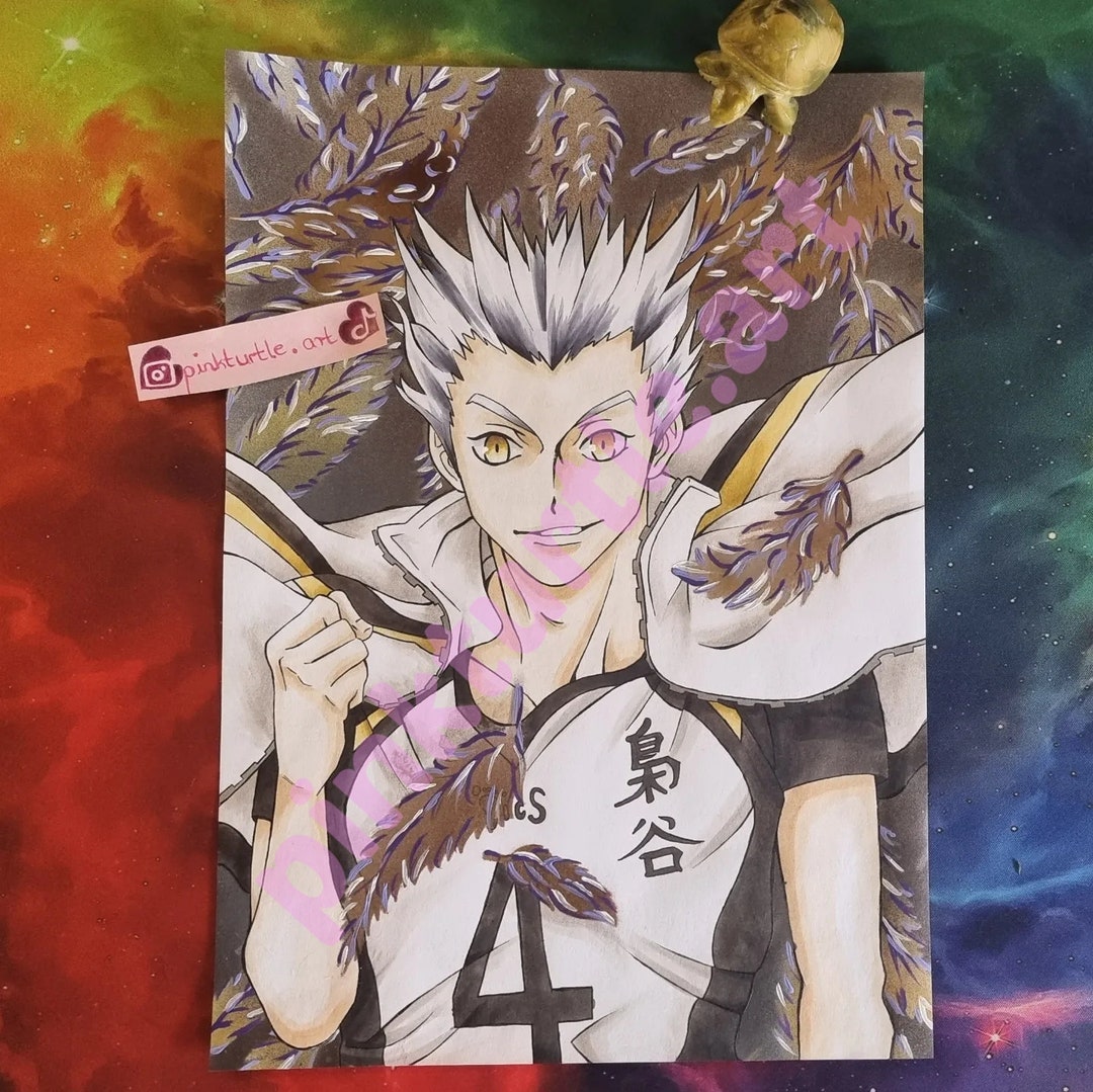 Haikyuu!! Kōtarō Bokuto Fanart / Artprint / PRINT A2 or A3, Anime ...