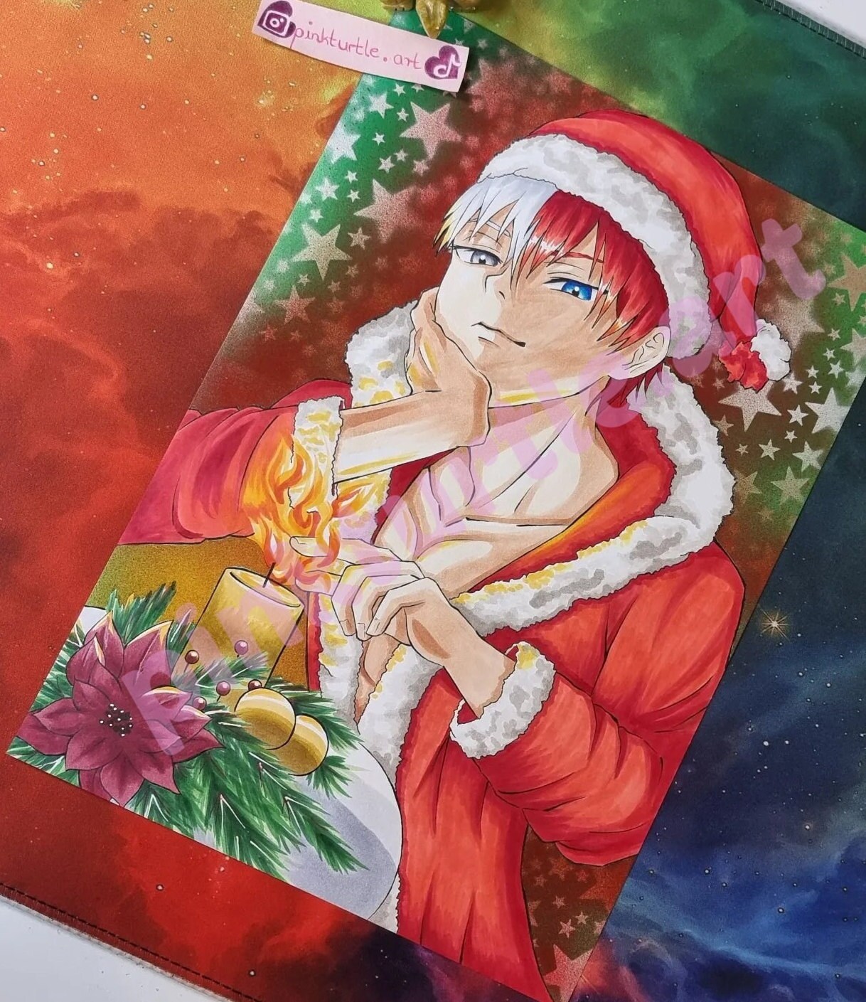 Mha Shoto Todoroki Fanart Artprint Print A2 A3 Or A4 Anime Drawing As A Print Anime