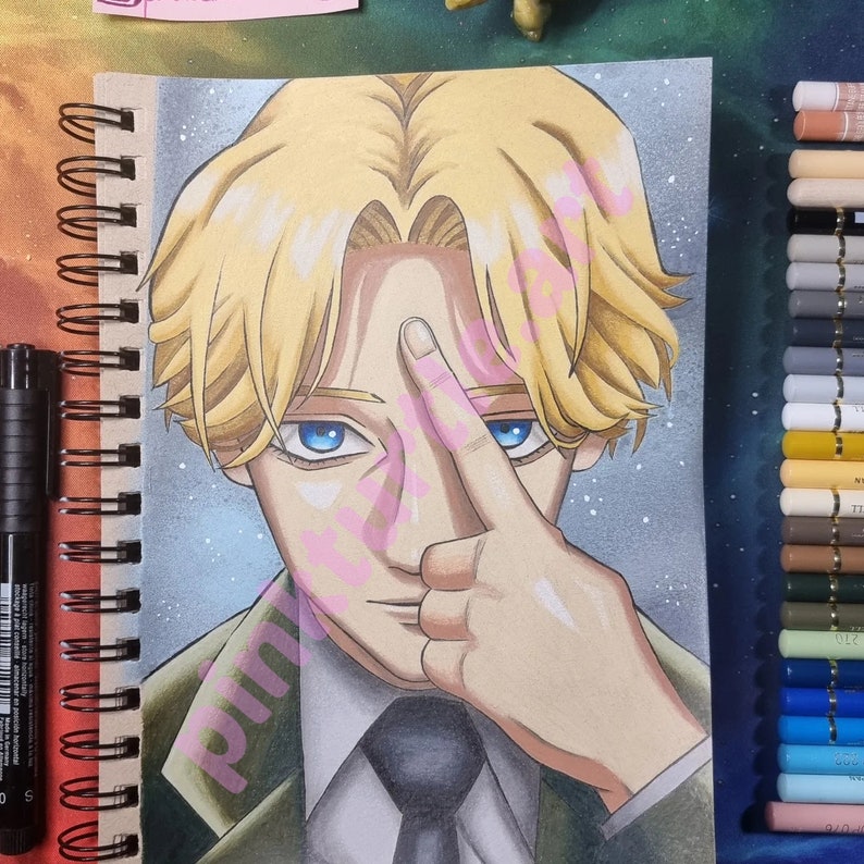 Monster / Johan Liebert Fanart / Artprint / PRINT A4, A5 Postcard ...