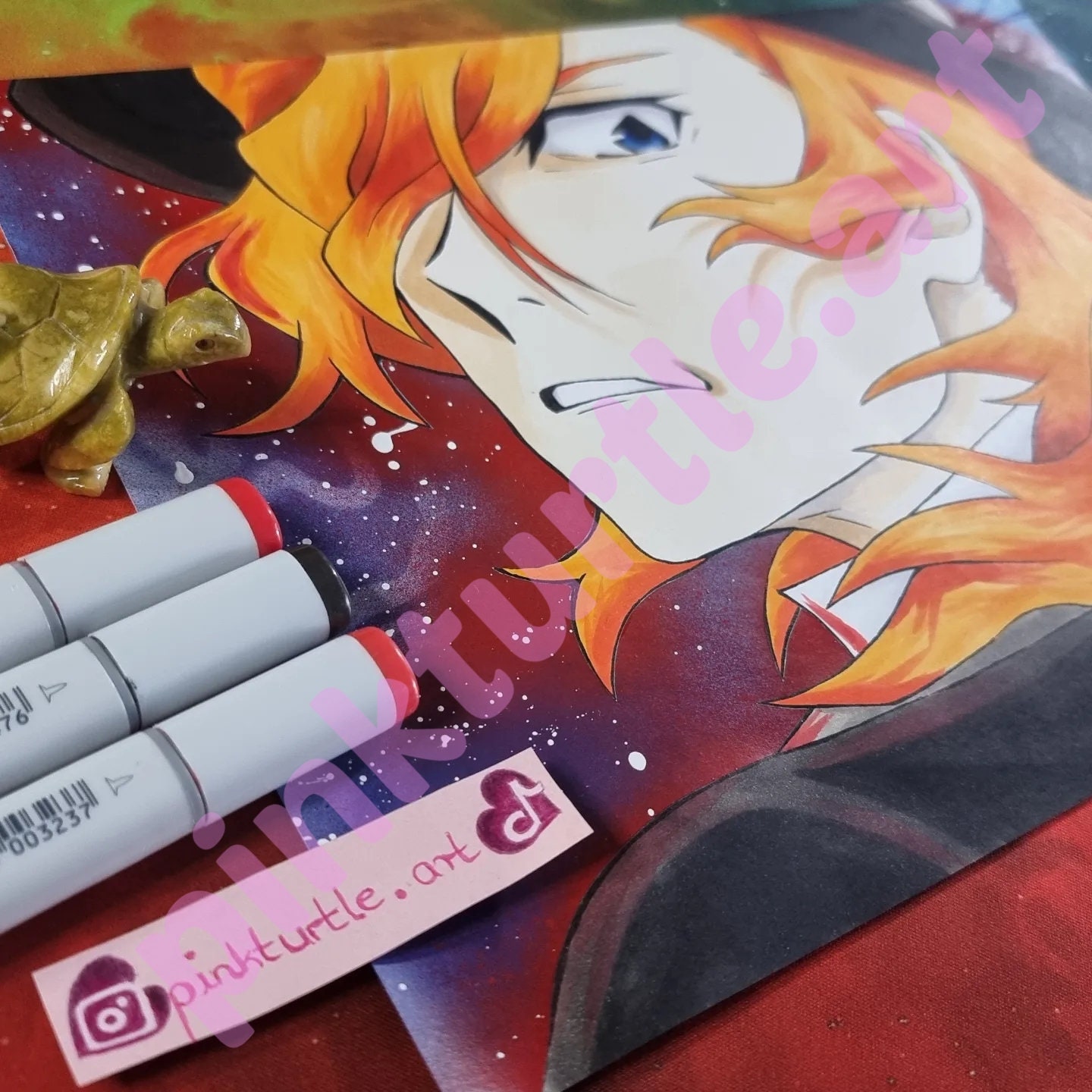 Bungo Stray Dogs Chuuya Nakahara Fanart / Artprint / PRINT A2 or A3 ...