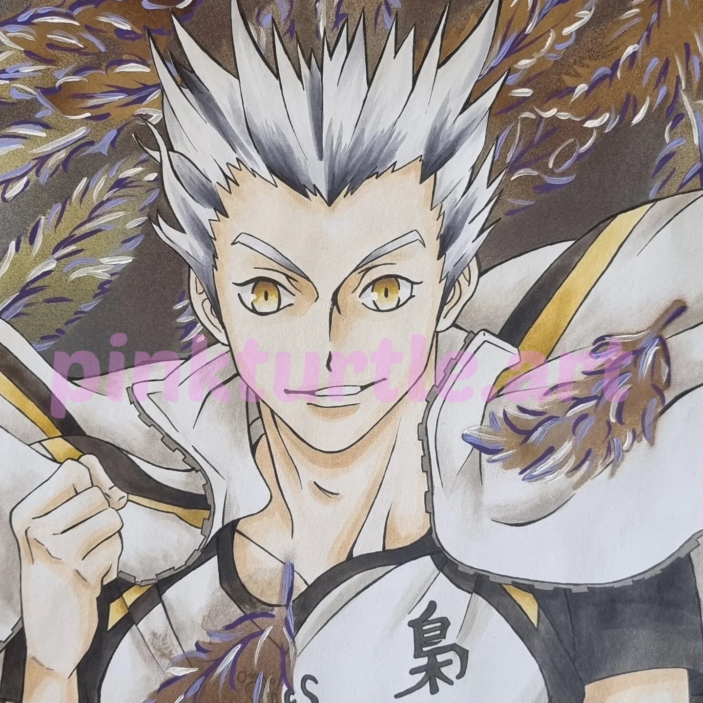 Haikyuu!! Kōtarō Bokuto Fanart / Artprint / PRINT A2 or A3, Anime ...