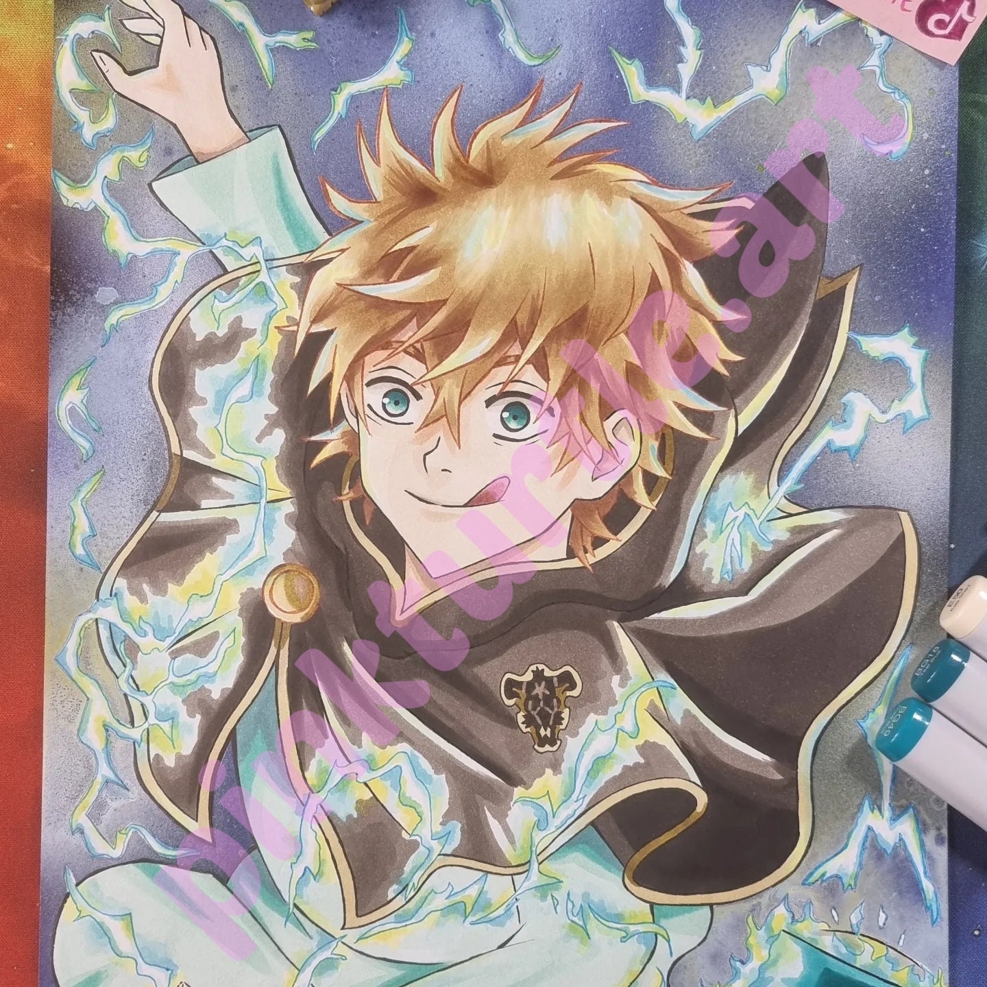 Black Clover Luck Voltia Fanart / Artprint / PRINT A2 or A3, Anime ...