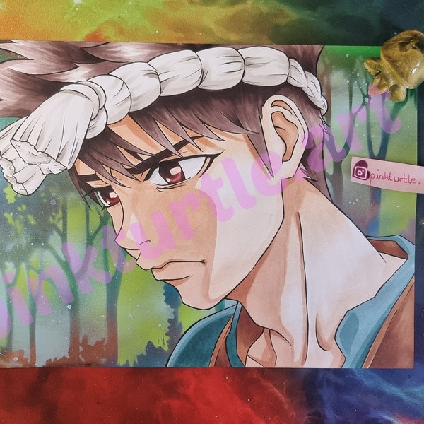 Dr Stone Drawing - Etsy