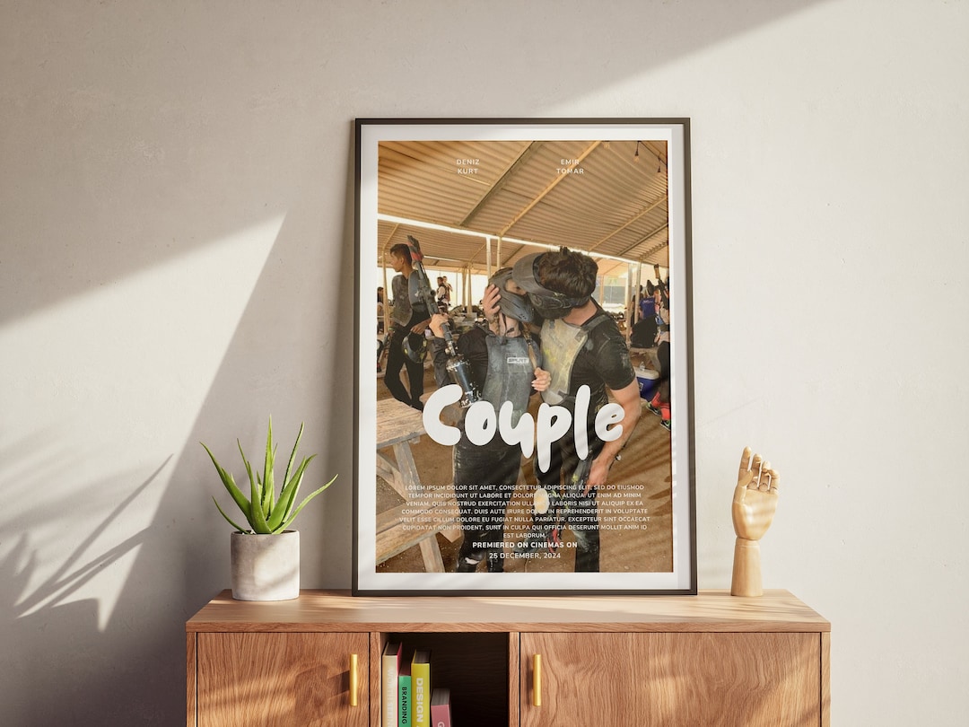 Custom Couple Movie Poster Personalized Poster Couple Movie Valentines ...