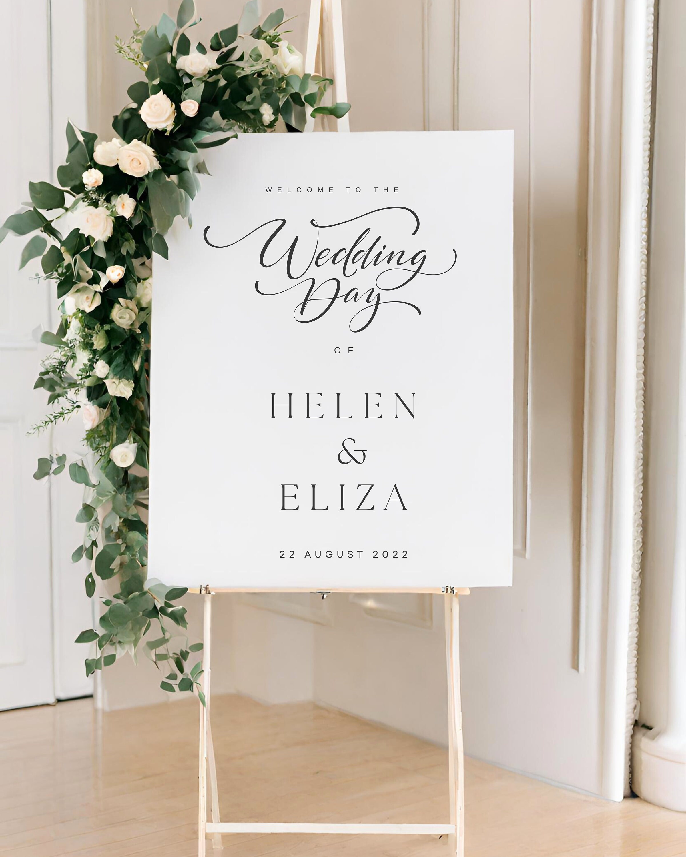 Wedding Welcome Sign, Welcome Poster, Printable Wedding Welcome ...