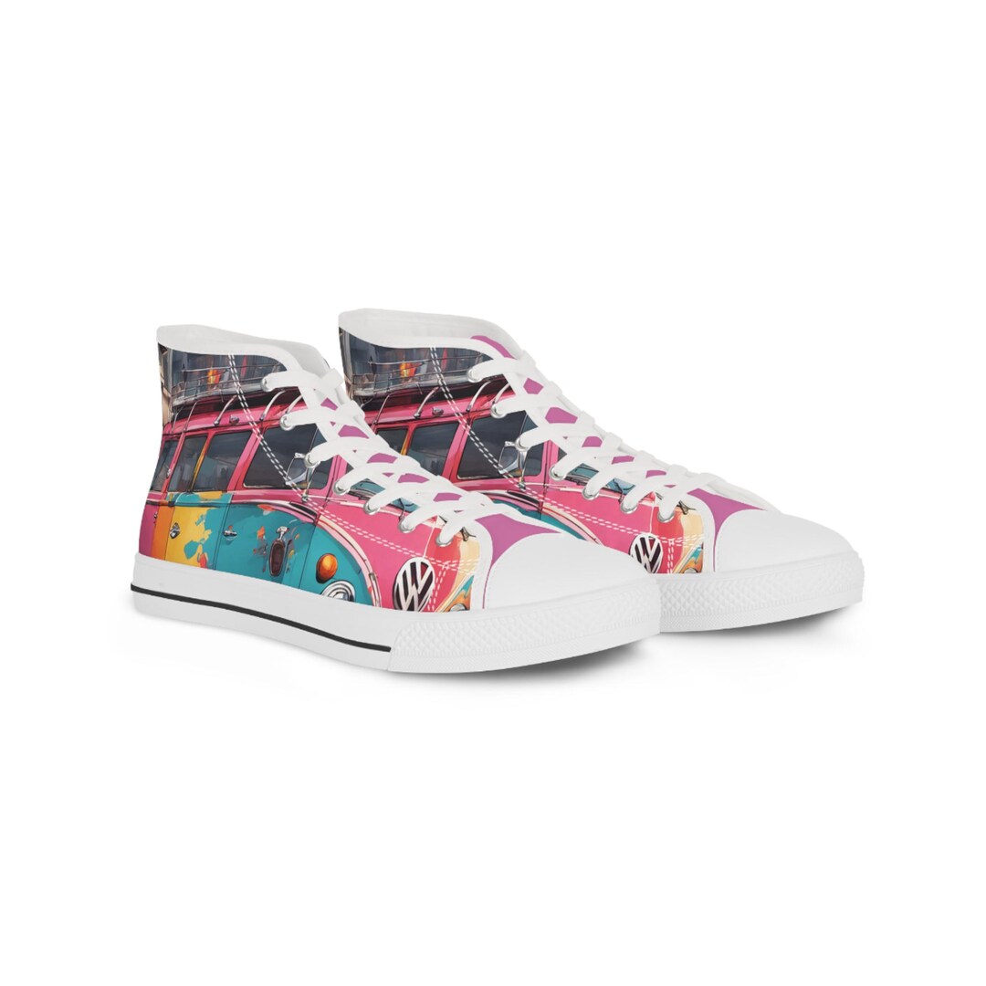 Cool Favorite Bus High Top Sneakers Gifts Ideas, Christmas Gift, Car ...