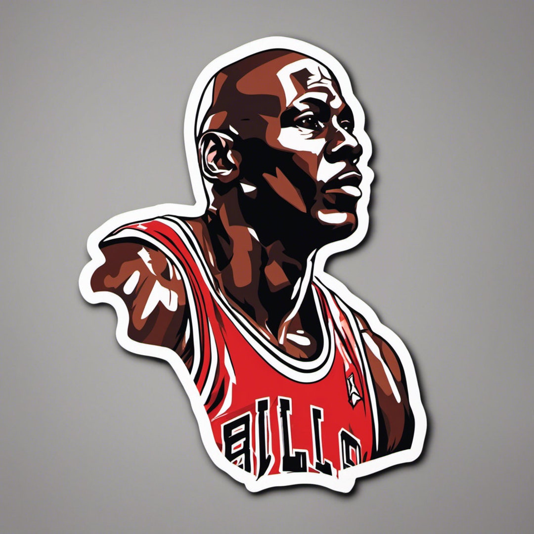 Michael Jordan Sticker - 2 Stickers for 1 Price. Yeti ,stickers for ...