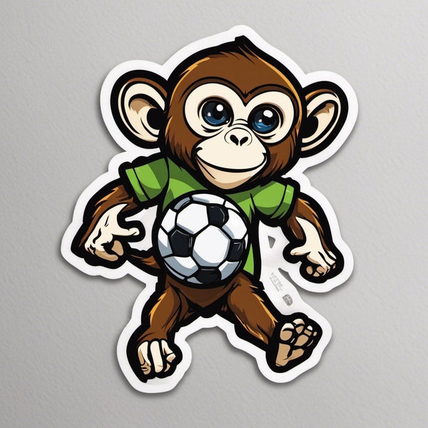 Soccer Monkey - Etsy