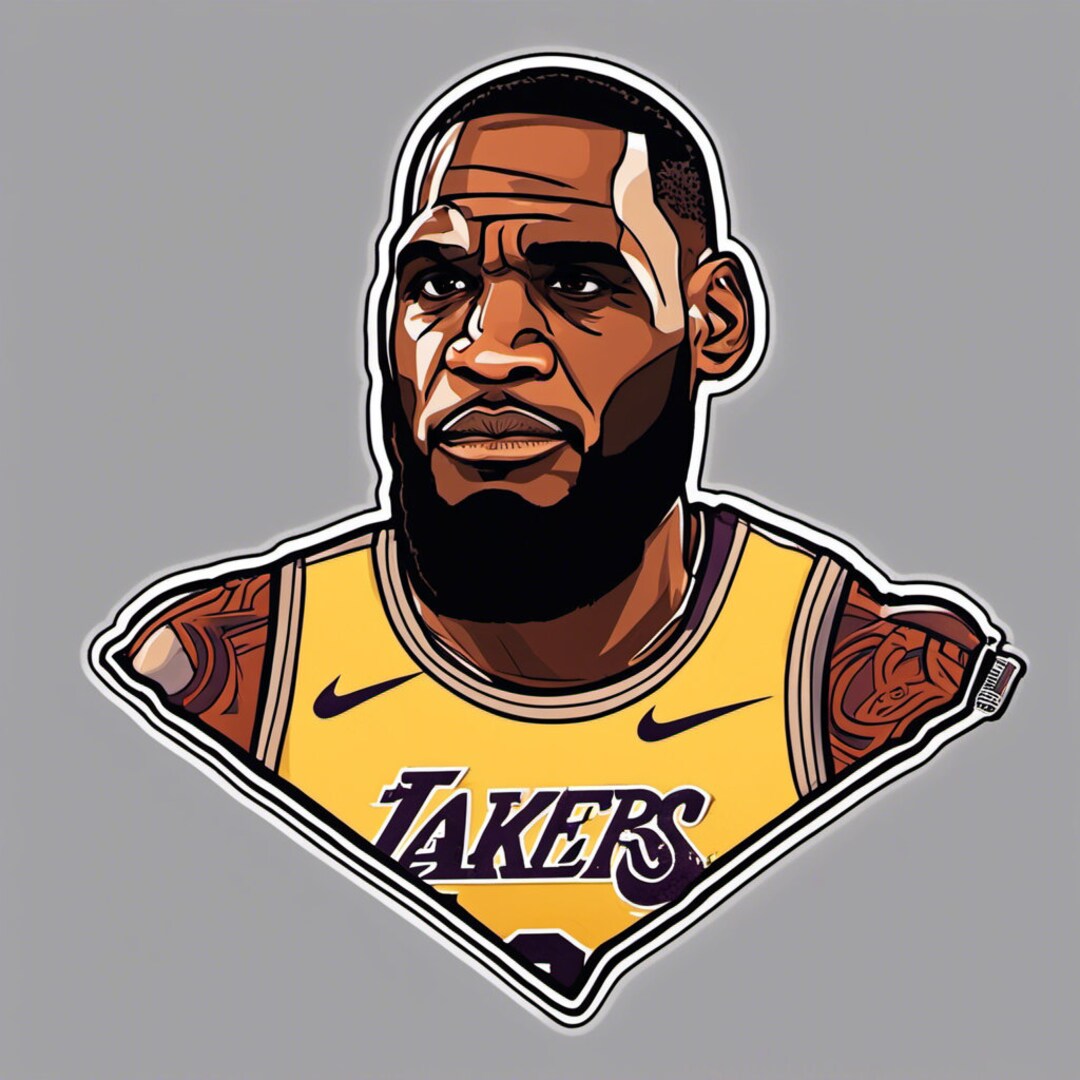 Lebron James Sticker - 2 Stickers for 1 Price. Yeti ,stickers for ...