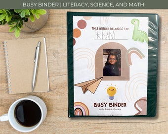 First Grade Busy Binder, Printable Educational Games, 1st Grade ...