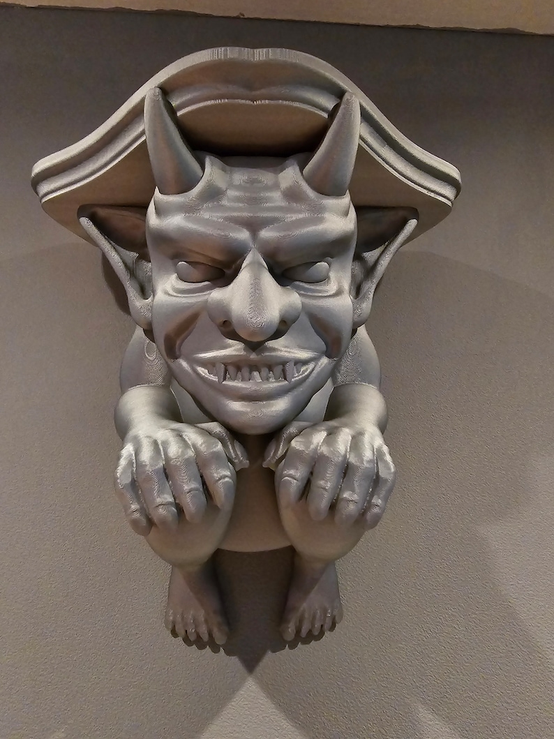 3D Printed Gargoyle Shelf Seasonal Decor - Etsy