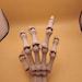 3D Printed Articulated Skeleton Hand - Etsy